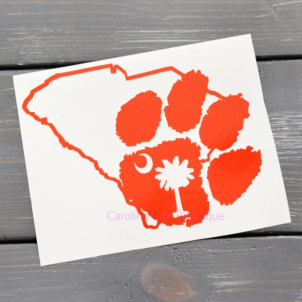 Clemson Paw Svg - Etsy