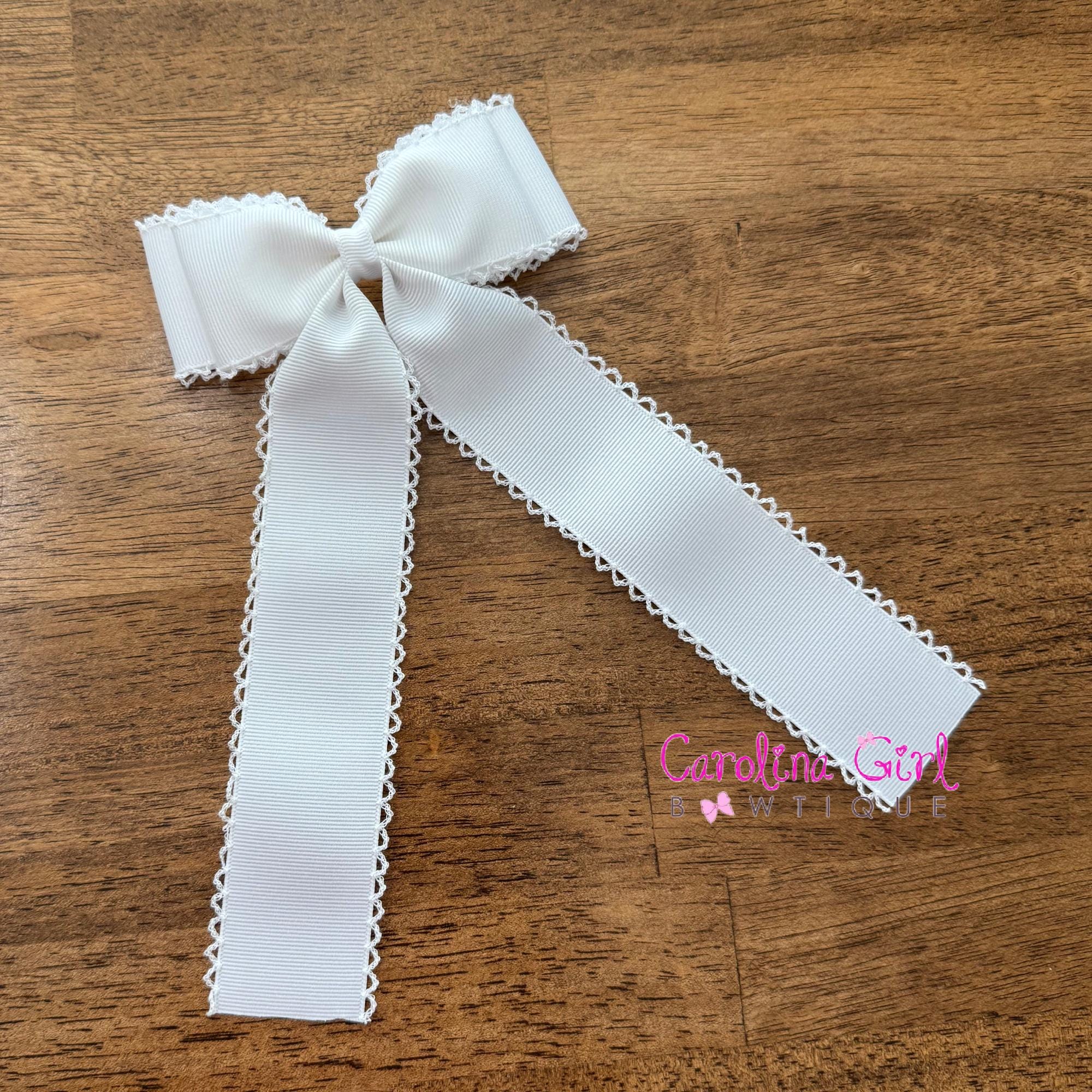 Moonstitch Bow ~ Elegant Hair Bow ~ Adult Hair Clip ~ Adult Hair Bow ...