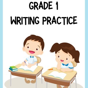 Colorful Grade 1 Writing Practice English Worksheet - Etsy