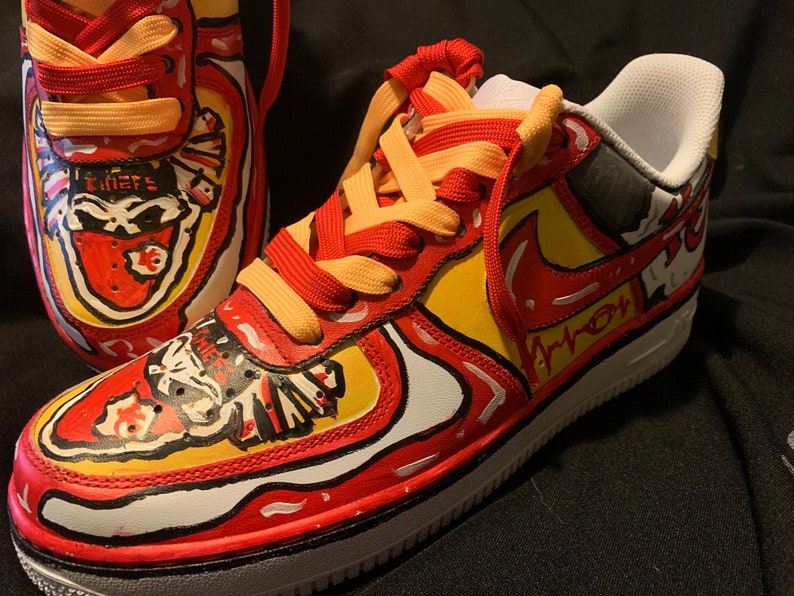 Air Force 1 skeleton Chief Sneakers - Etsy