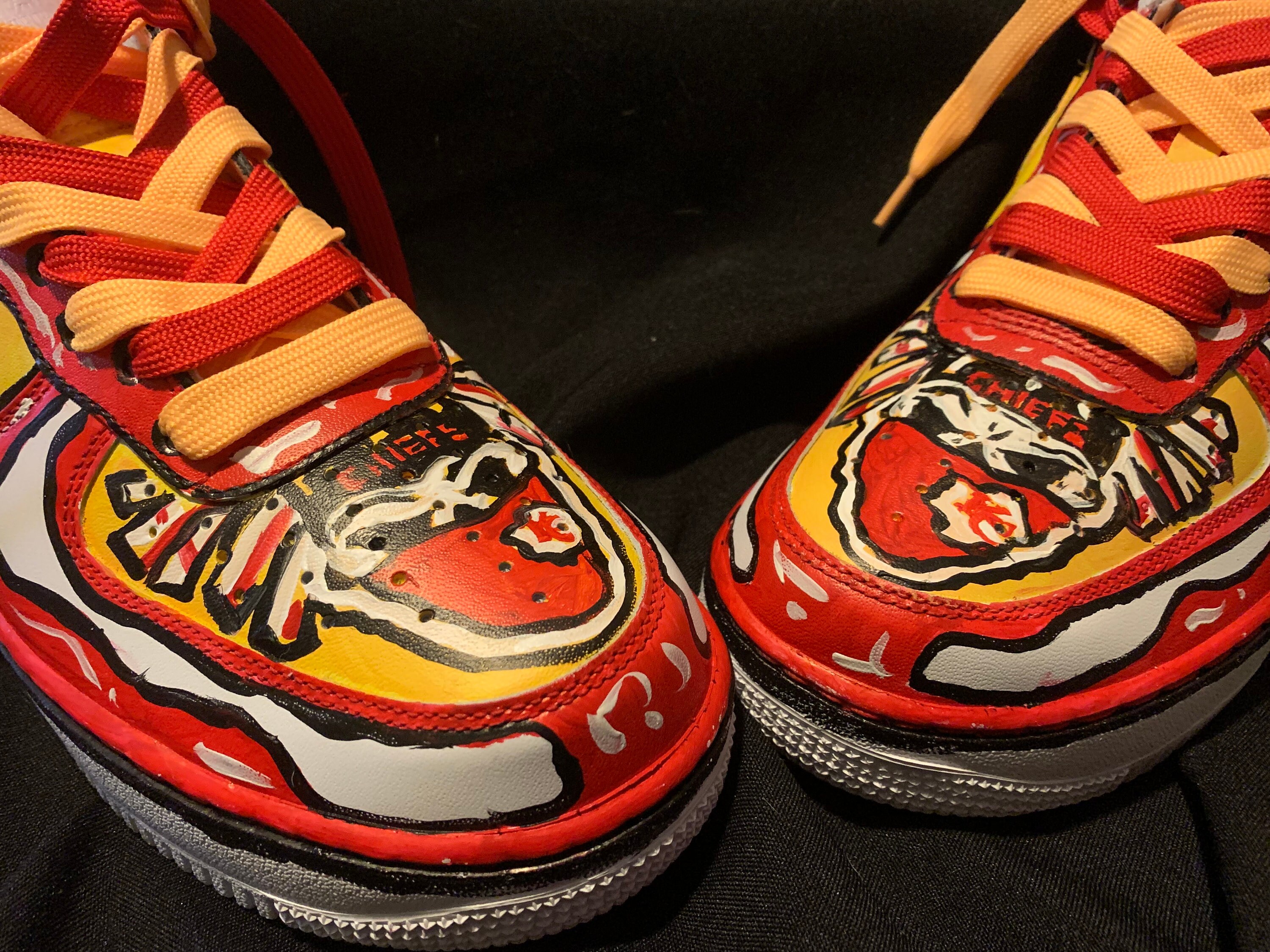 Air Force 1 skeleton Chief Sneakers - Etsy