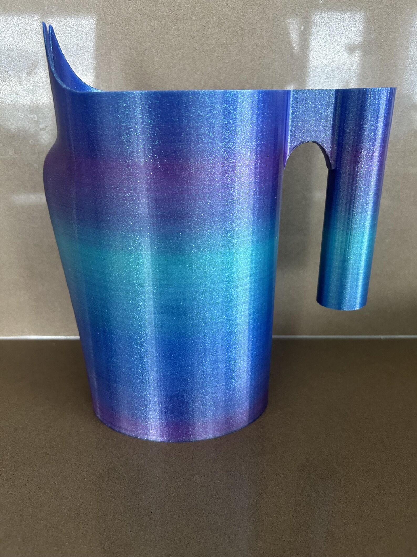 Milk Bag Pitcher Blue Fusion - Etsy