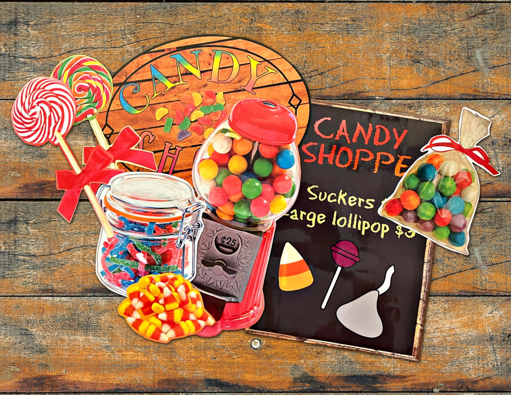 Candy Bulletin Board | Bulletin Board Kit | Classroom Decor | Door ...