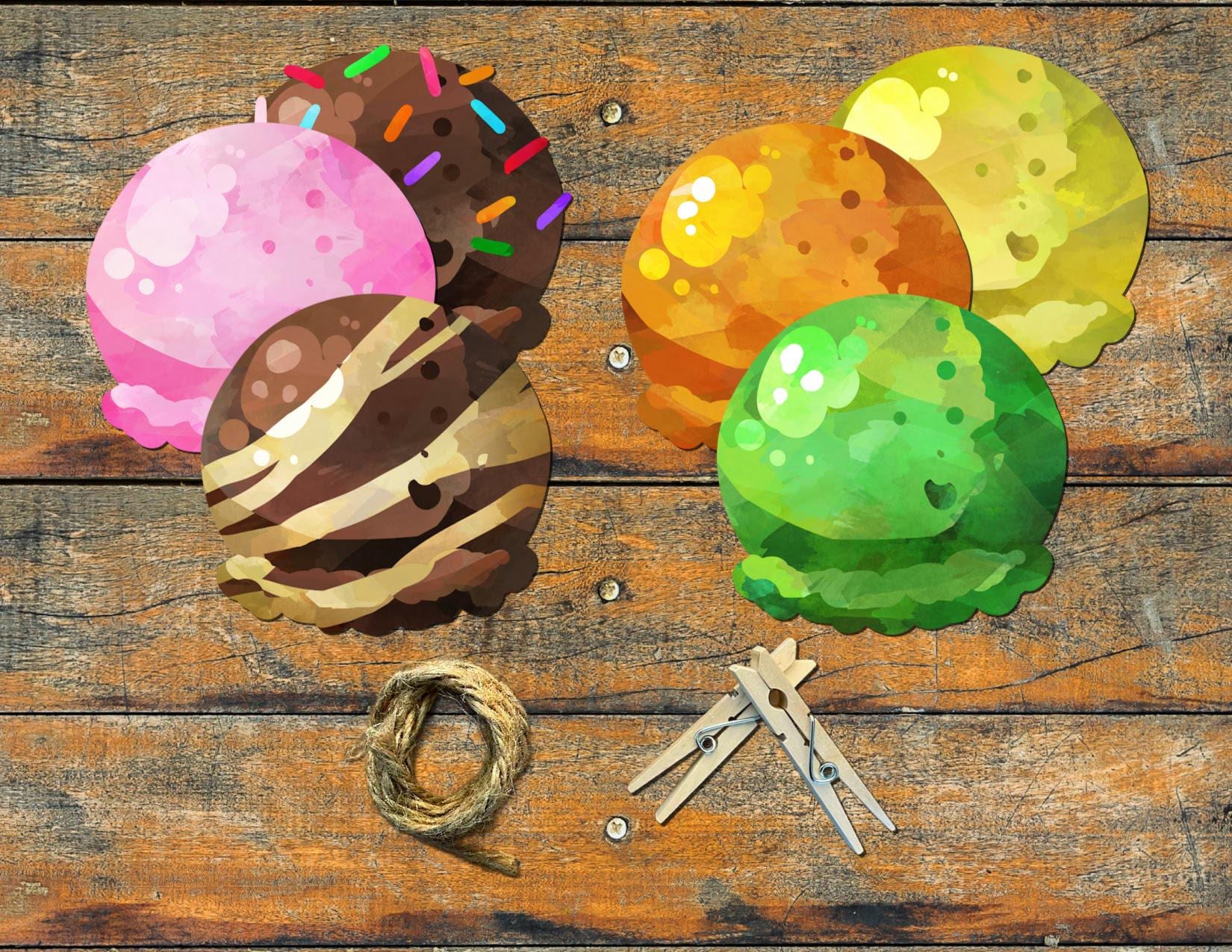 Ice Cream Bulletin Board | Bulletin Board Decor | Summer Decor | Door ...