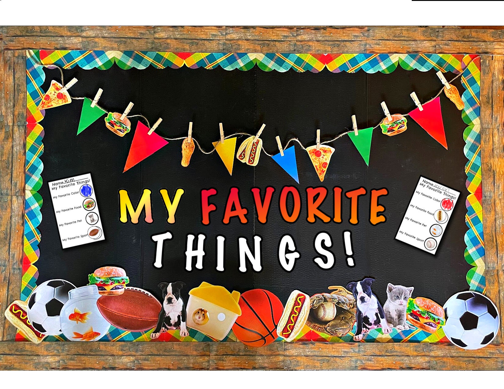 All About Me Bulletin Board | Bulletin Board Kit | Classroom Decor ...