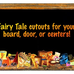 Fairy Tale Bulletin Board | Bulletin Board Cutouts | Fairy Tales ...