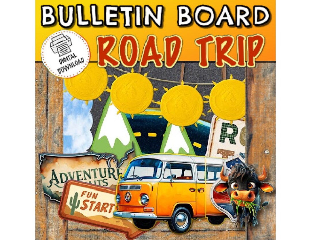 Road Trip Bulletin Board | Bulletin Board Preschool | Preschool ...