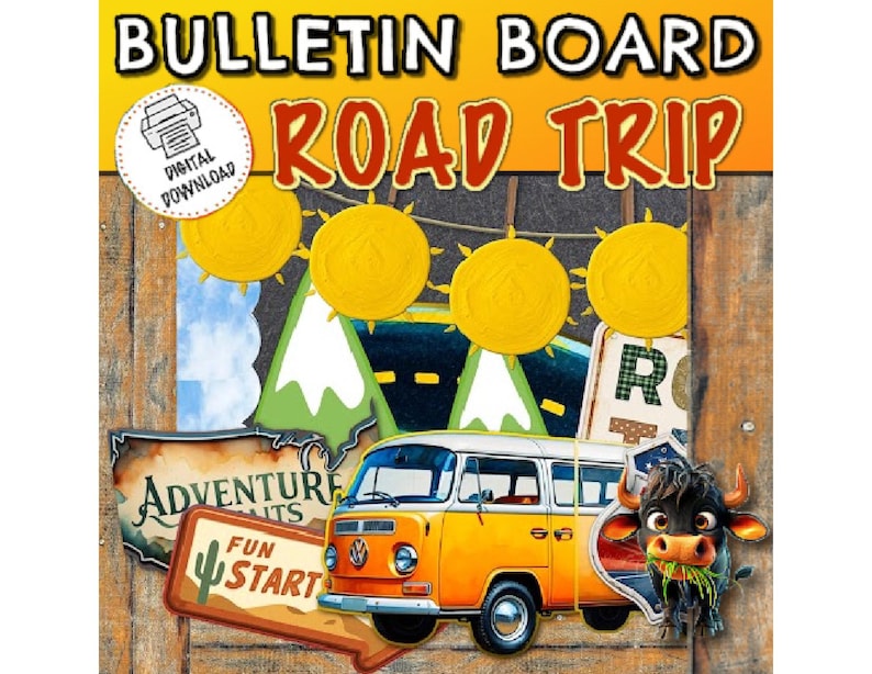 Road Trip Bulletin Board | Bulletin Board Preschool | Preschool ...