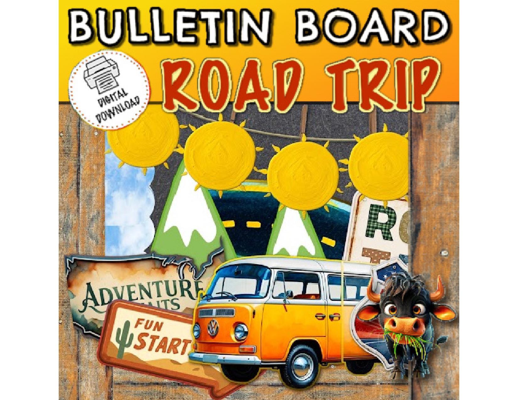 Road Trip Bulletin Board | Bulletin Board Preschool | Preschool ...