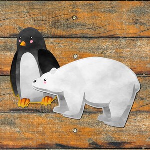 Arctic Animal Bulletin Board | Bulletin Board Preschool | Arctic Animal ...
