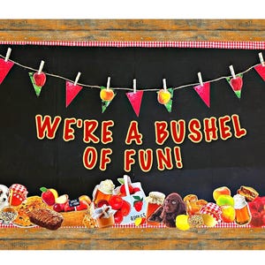 Apple Bulletin Board | Bulletin Board Kit | Classroom Decor | Door ...
