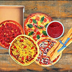 Pizza Bulletin Board | Bulletin Board Kit | Pizza Classroom Decor ...