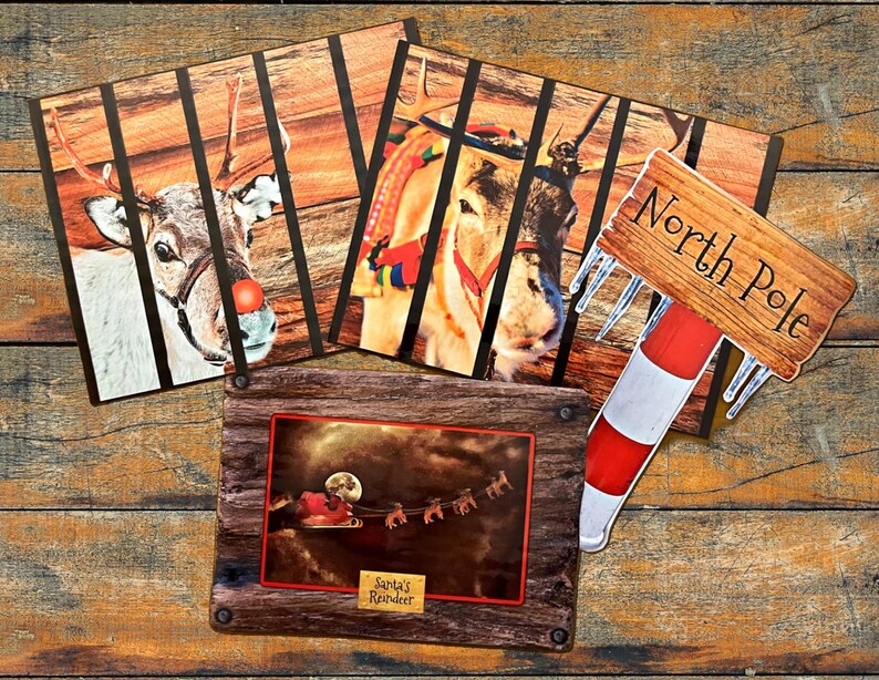 Santa's Barn Bulletin Board | Bulletin Board Kit | Santa Decor ...