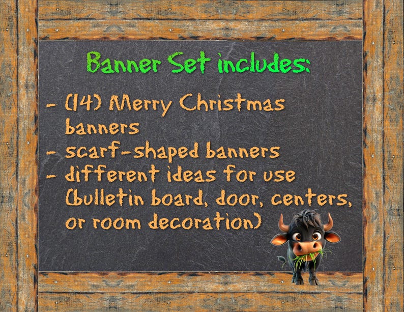 Christmas Bulletin Board Banners | Holiday Decor | Bulletin Board ...