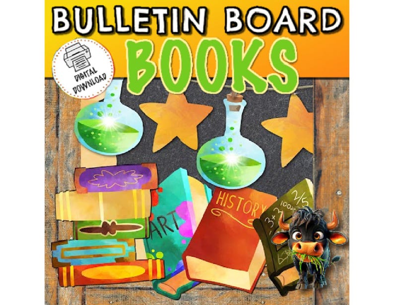Books Bulletin Board | Bulletin Board Preschool Kindergarten First ...