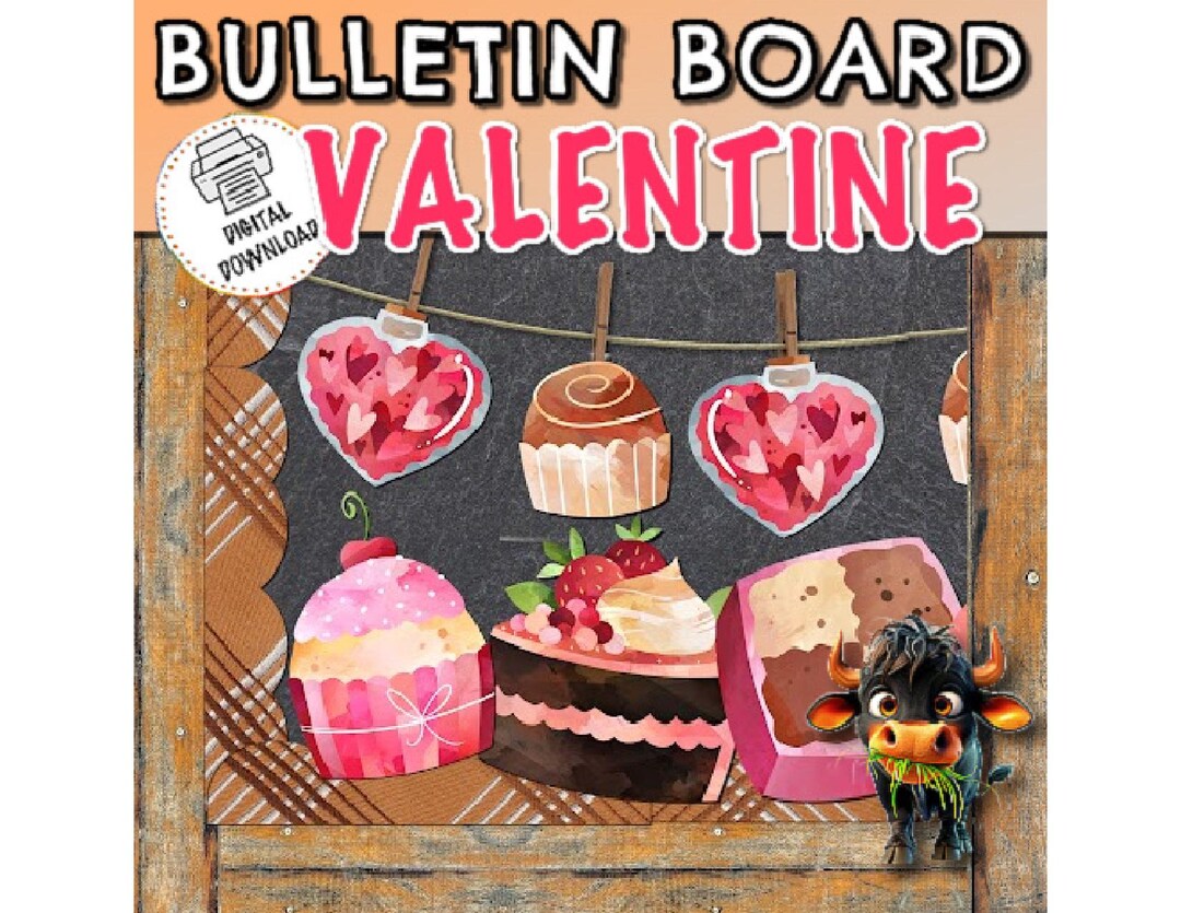 Valentine Bulletin Board | Bulletin Board Decor | Valentine Classroom ...