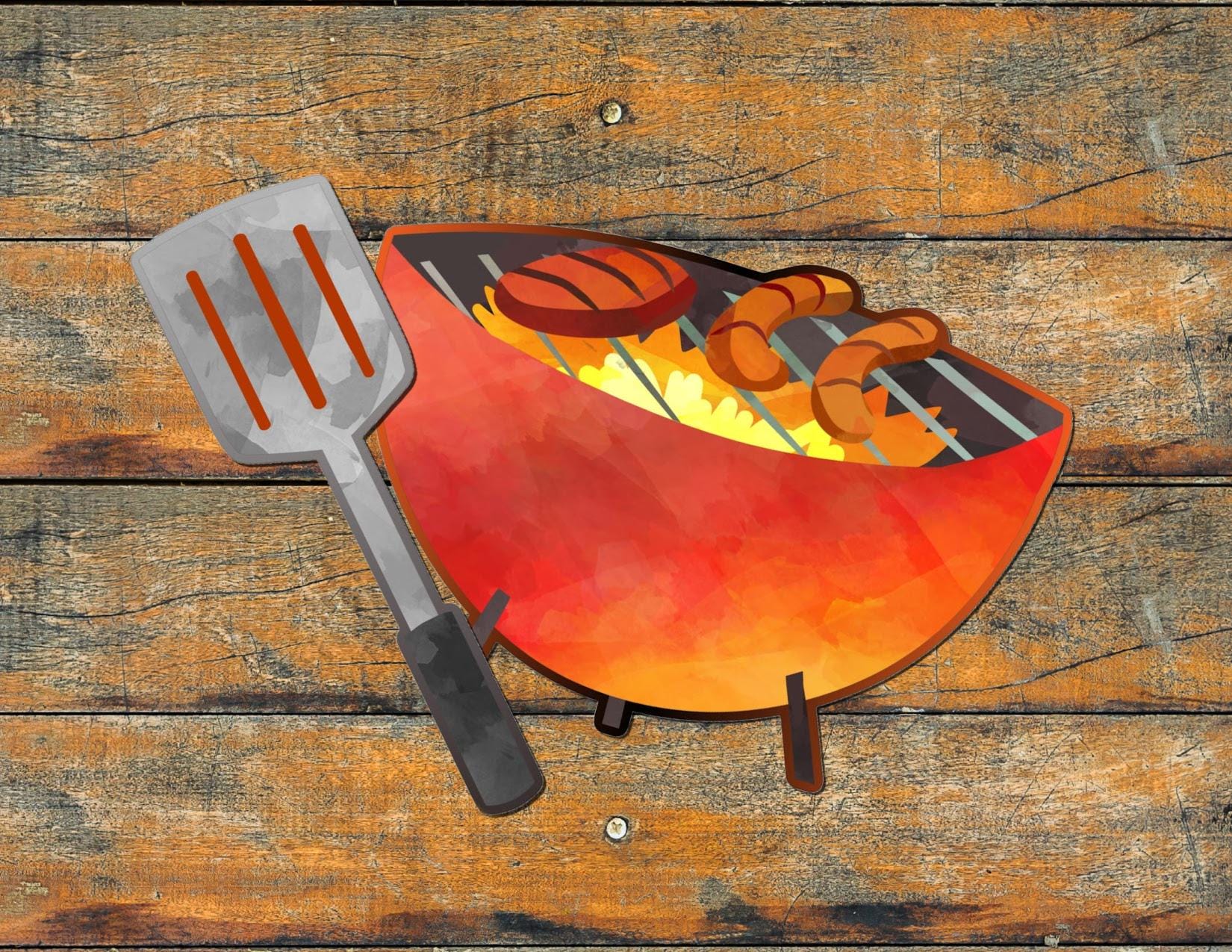 Barbeque Bulletin Board | Bulletin Board Decor | Food Decor | Door ...