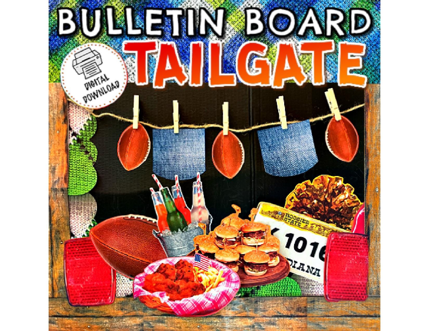 Football Bulletin Board Bulletin Board Kit Classroom Decor Door ...