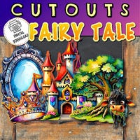 Fairy Tale Bulletin Board | Bulletin Board Cutouts | Fairy Tales ...