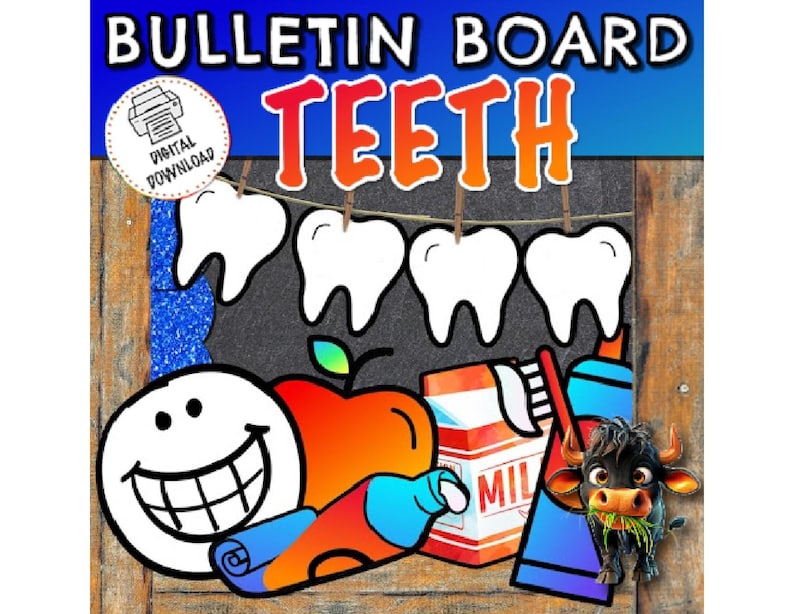 Teeth Bulletin Board | Bulletin Board Preschool | Tooth Care Preschool ...