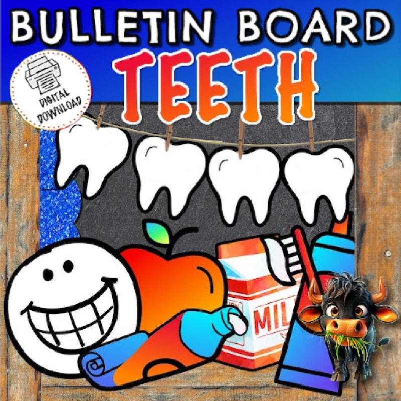 Tooth Bulletin Board - Etsy