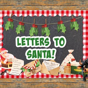 Christmas Mail Bulletin Board | Bulletin Board Decor | Christmas ...