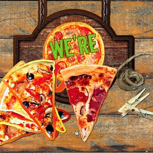 Pizza Bulletin Board | Bulletin Board Kit | Pizza Classroom Decor ...