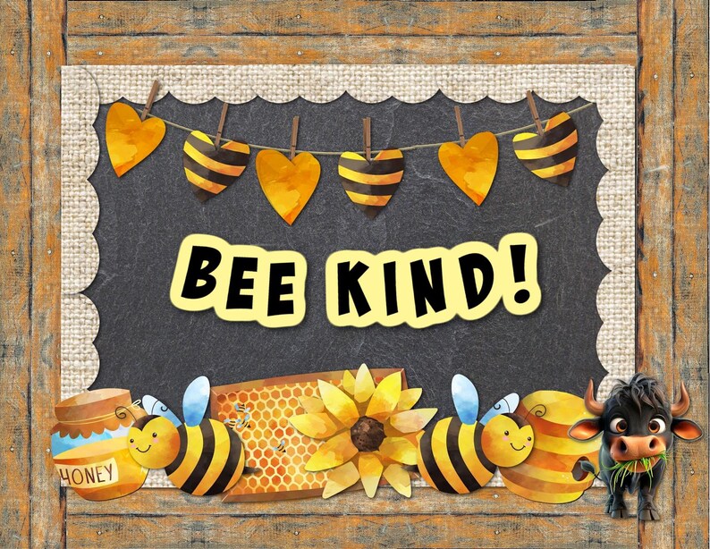 Bee Bulletin Board | Bulletin Board Decor | Spring Classroom Decor ...