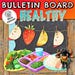 Healthy Food Bulletin Board | Bulletin Board Decor | Food Classroom ...