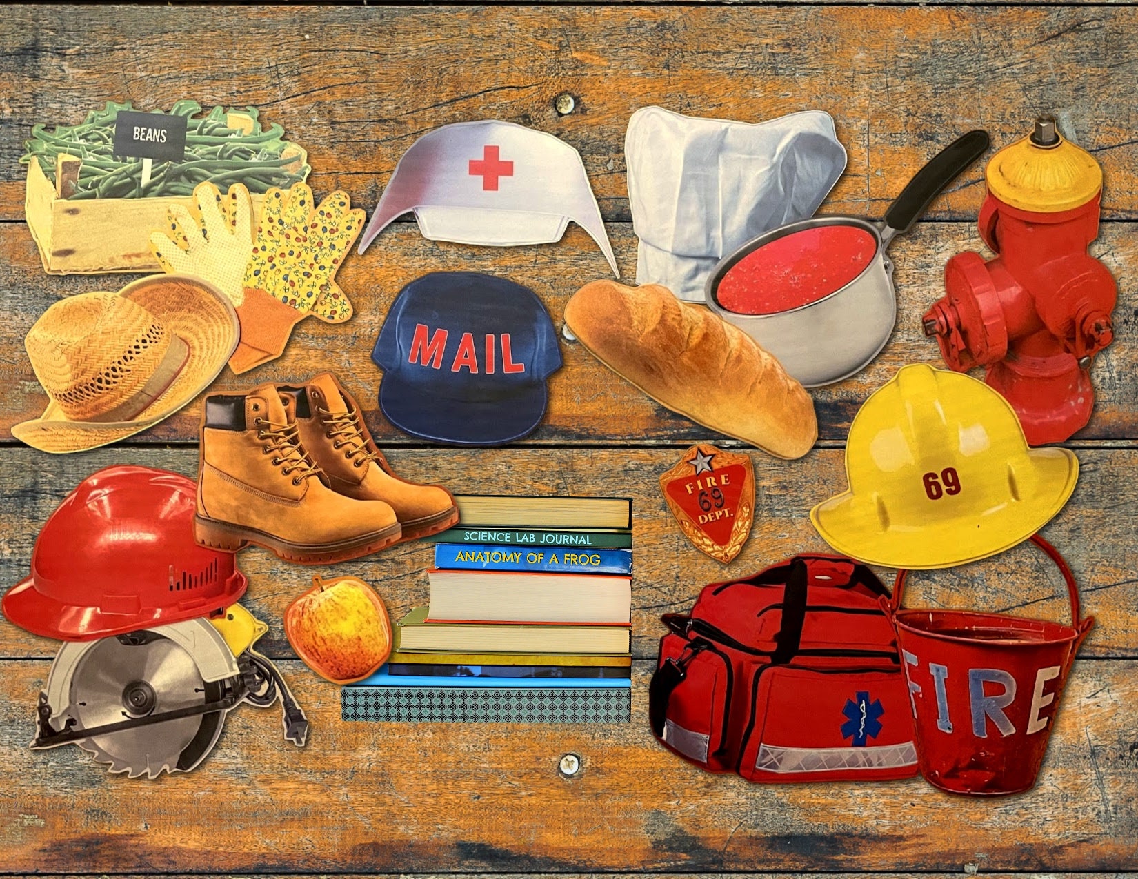 Community Helpers Bulletin Board | Bulletin Board Cutouts | Community ...