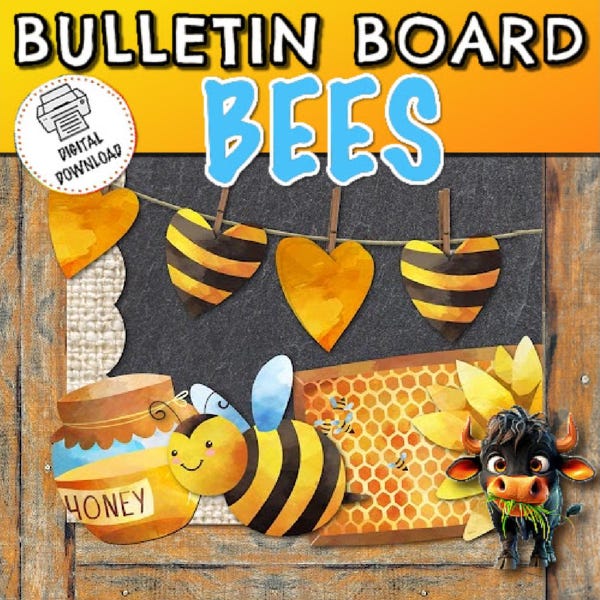 Bee Bulletin Board - Etsy