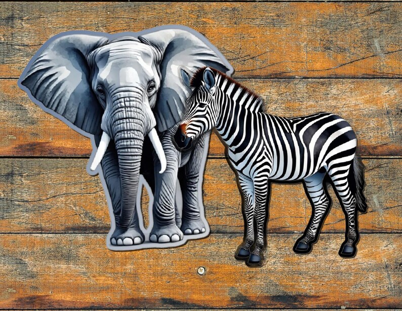 Safari Bulletin Board Cutouts | Bulletin Board Decor | Safari Decor ...