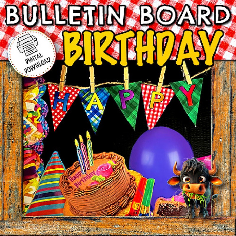 September Birthday Bulletin Board - Etsy