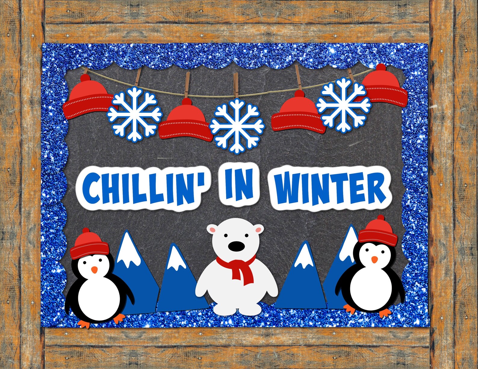 Winter Bulletin Board | Bulletin Board Decor | Winter Classroom Decor ...