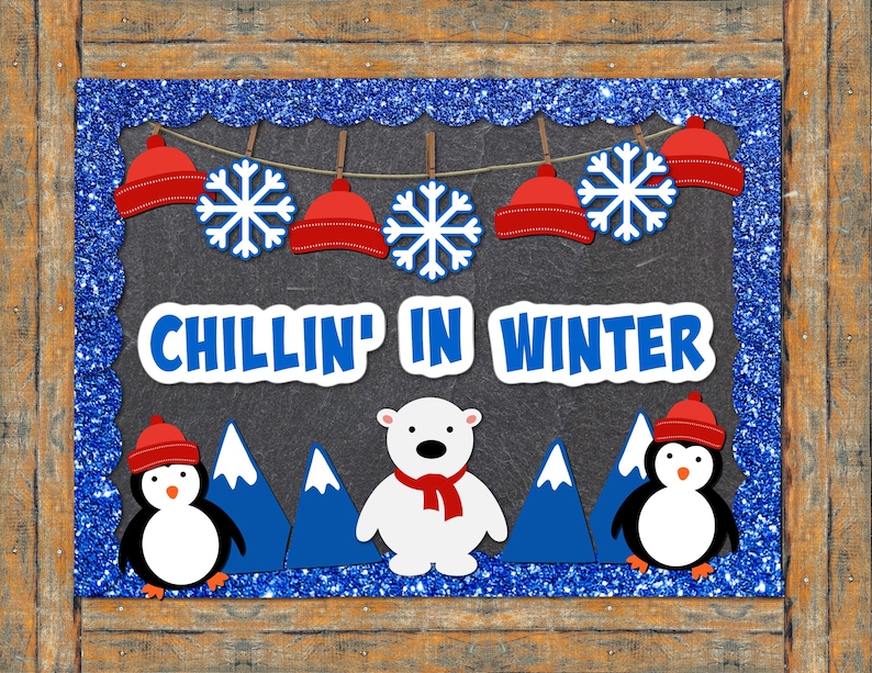 Winter Bulletin Board | Bulletin Board Decor | Winter Classroom Decor ...