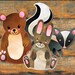 Woodland Animal Bulletin Board | Bulletin Board Decor Preschool ...