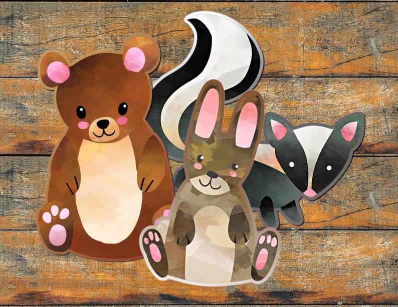 Woodland Animal Bulletin Board | Bulletin Board Decor Preschool ...