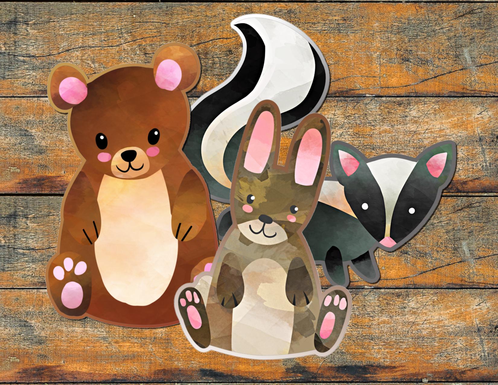 Woodland Animal Bulletin Board | Bulletin Board Decor Preschool ...
