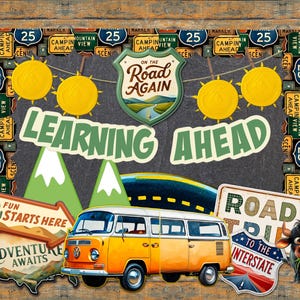 Road Trip Bulletin Board | Bulletin Board Preschool | Preschool ...
