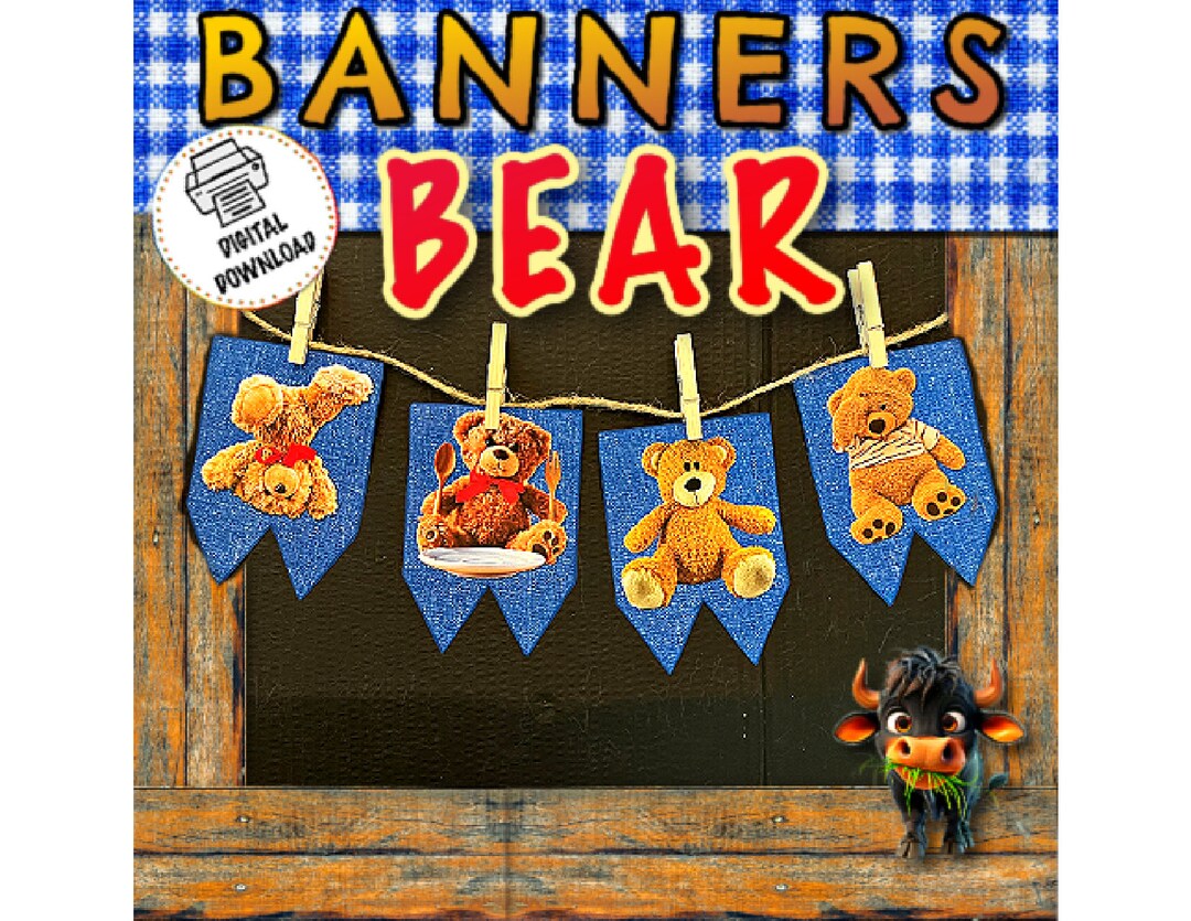 Bear Bulletin Board Banners | Bulletin Board Banners | Classroom Decor ...