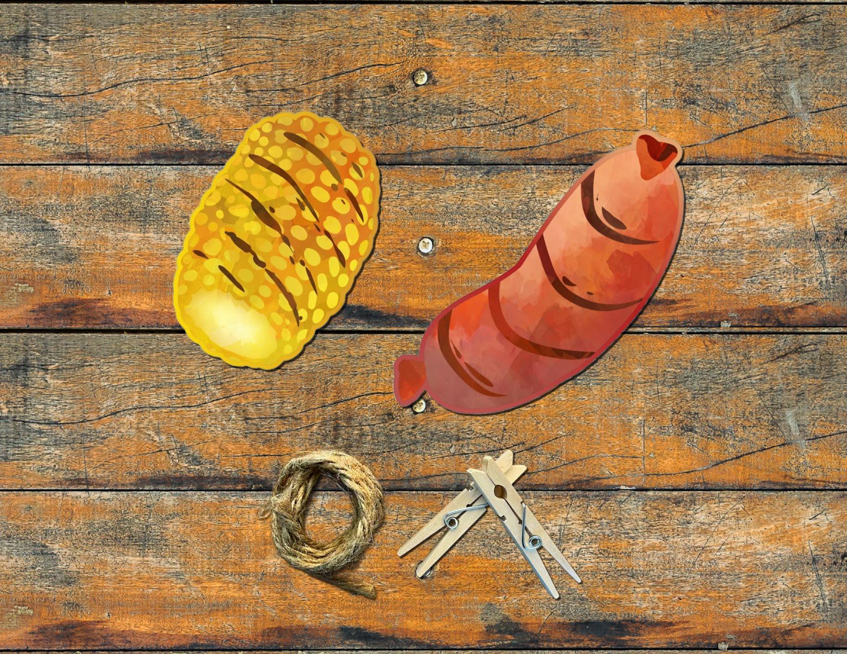 Barbeque Bulletin Board | Bulletin Board Decor | Food Decor | Door ...