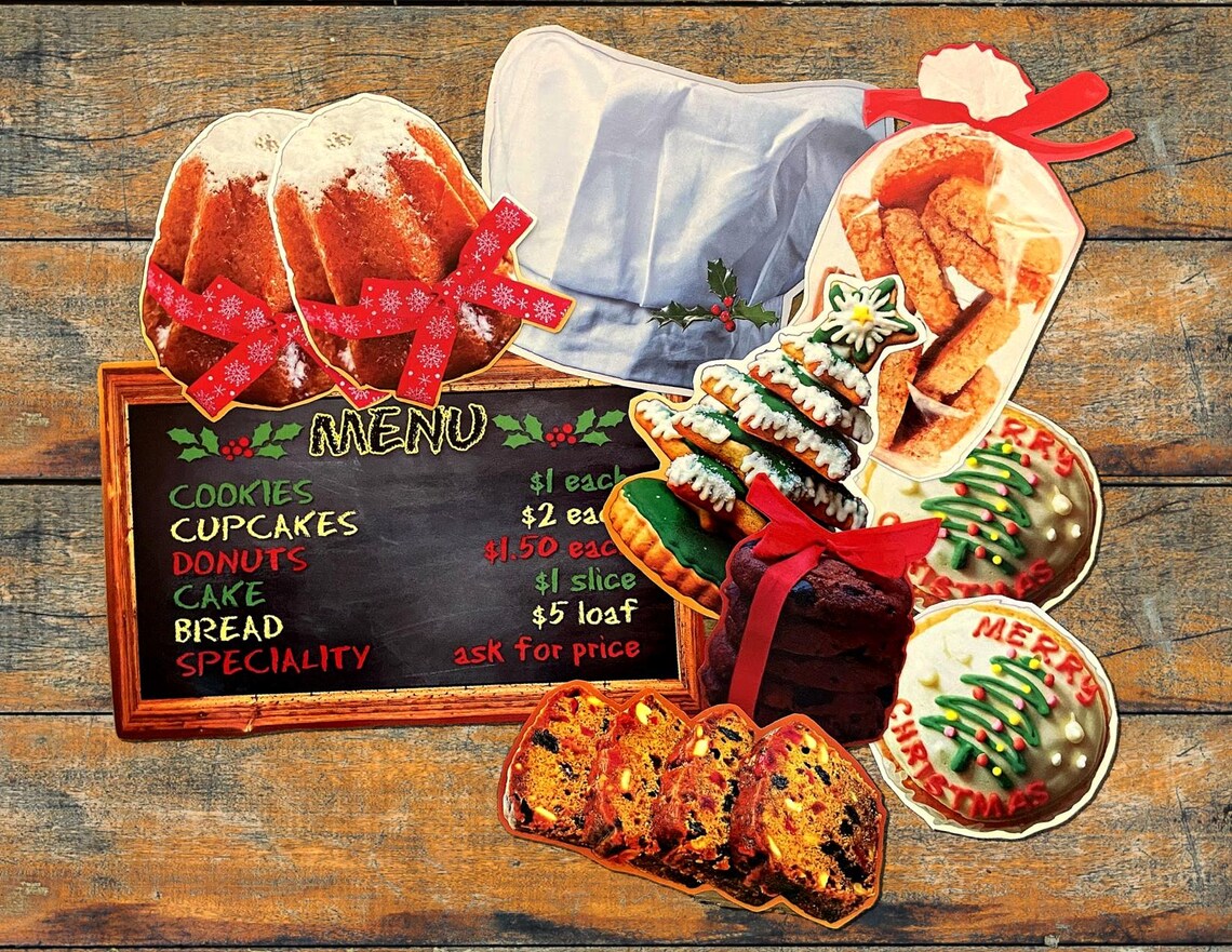 Christmas Bakery Bulletin Board | Bulletin Board Kit | Christmas ...