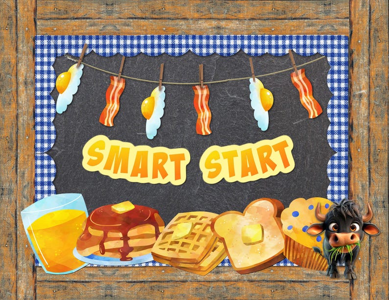 Morning Bulletin Board | Bulletin Board Decor | Breakfast Classroom ...