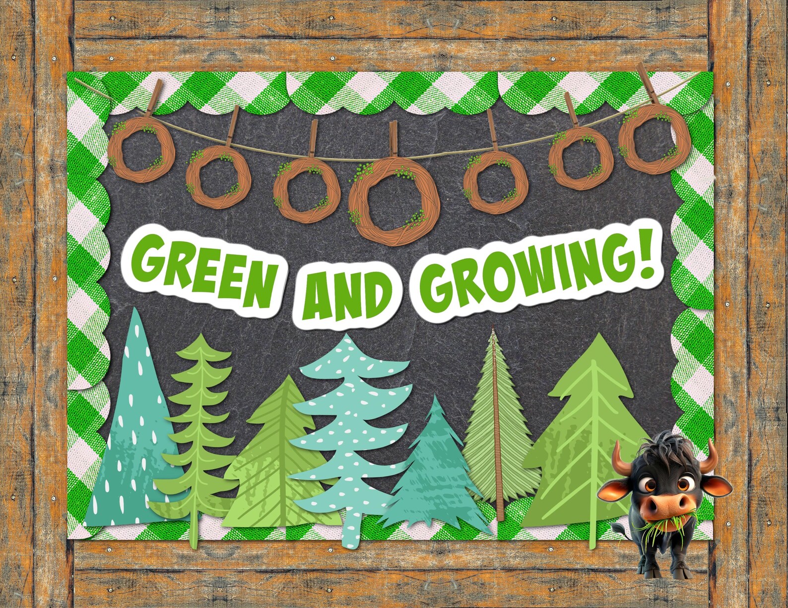 Woodland Bulletin Board | Bulletin Board Decor Preschool | Tree ...