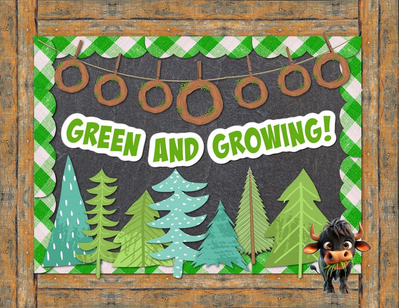 Woodland Bulletin Board | Bulletin Board Decor Preschool | Tree ...