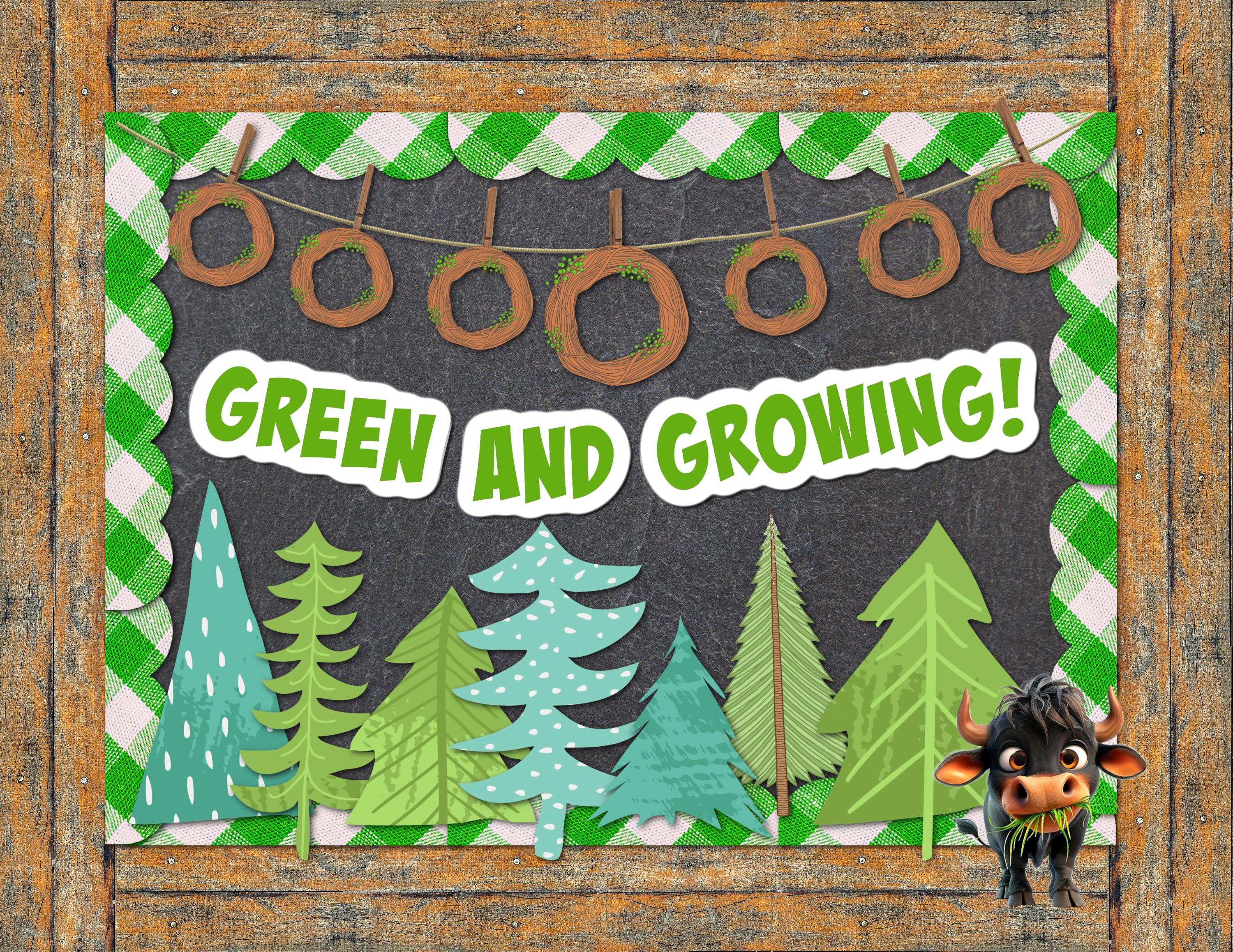 Woodland Bulletin Board | Bulletin Board Decor Preschool | Tree ...
