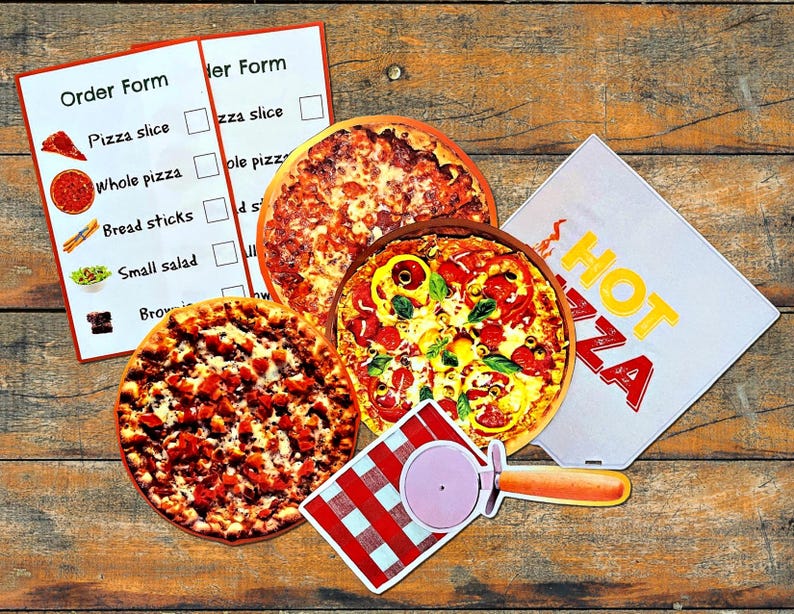 Pizza Bulletin Board | Bulletin Board Kit | Pizza Classroom Decor ...