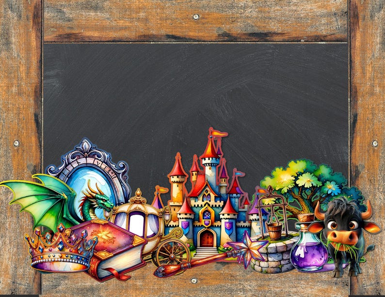 Fairy Tale Bulletin Board Cutouts | Bulletin Board Decor | Fairy Tale ...
