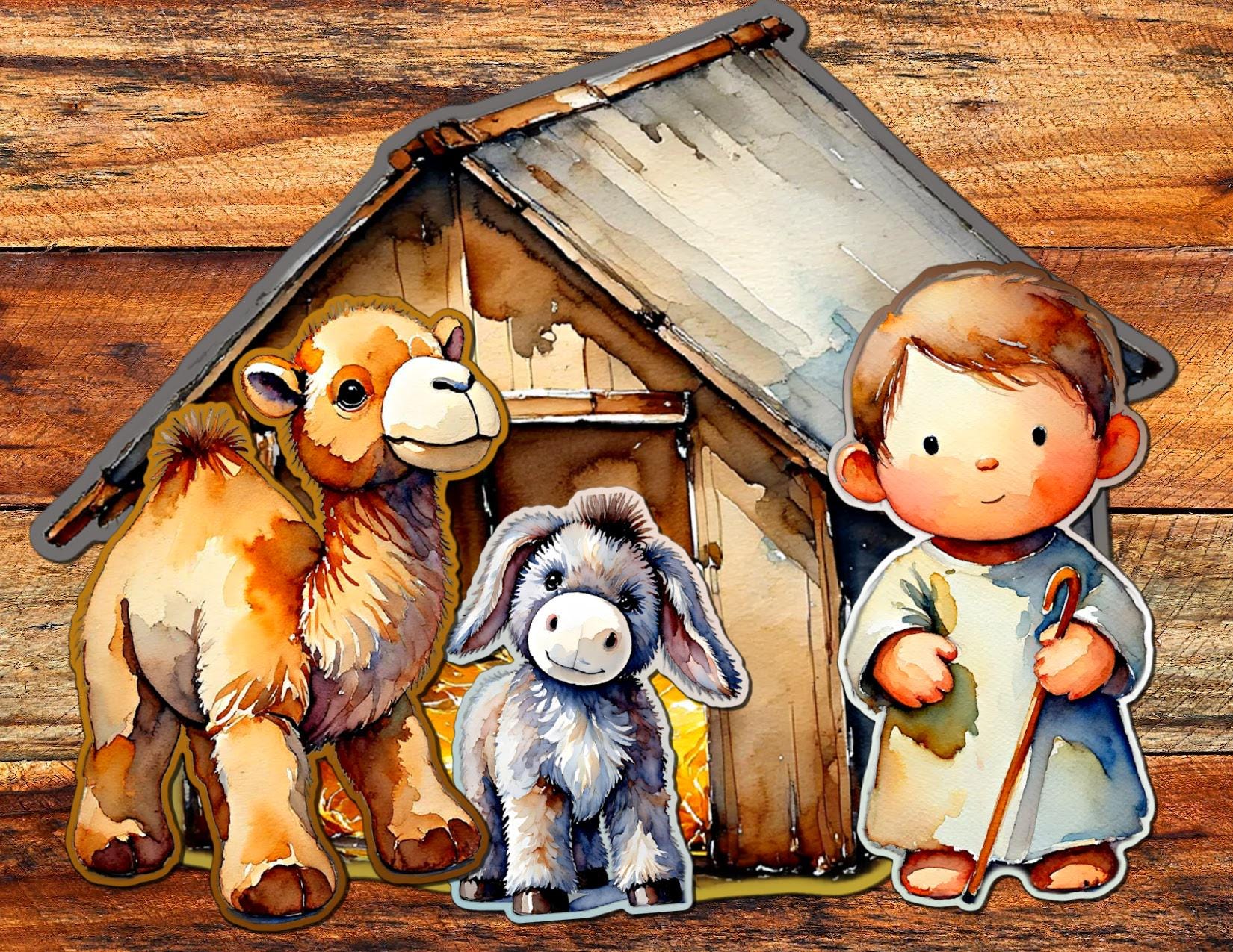 Nativity Scene Bulletin Board | Religious Christmas Decor | Door ...