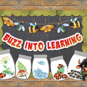 Bugs Bulletin Board | Bulletin Board Preschool | Bug Classroom Decor ...